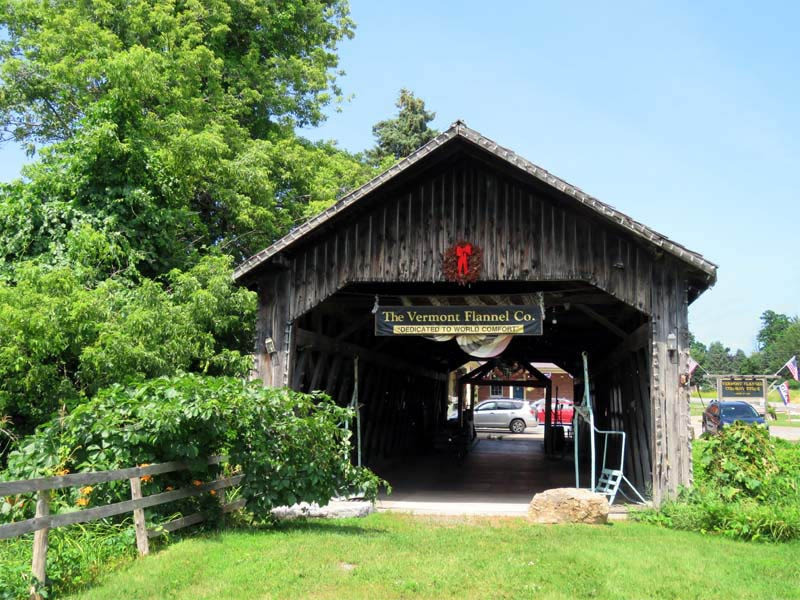 1852 Spade Farm Covered Bridge in Addison County, Vermont